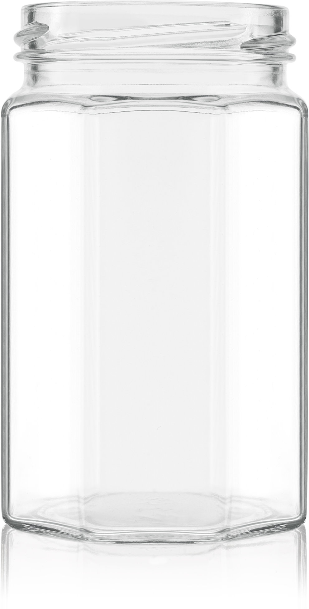 Octagonal jar 300 ml - 35346 - Verpackungsglas | Stoelzle