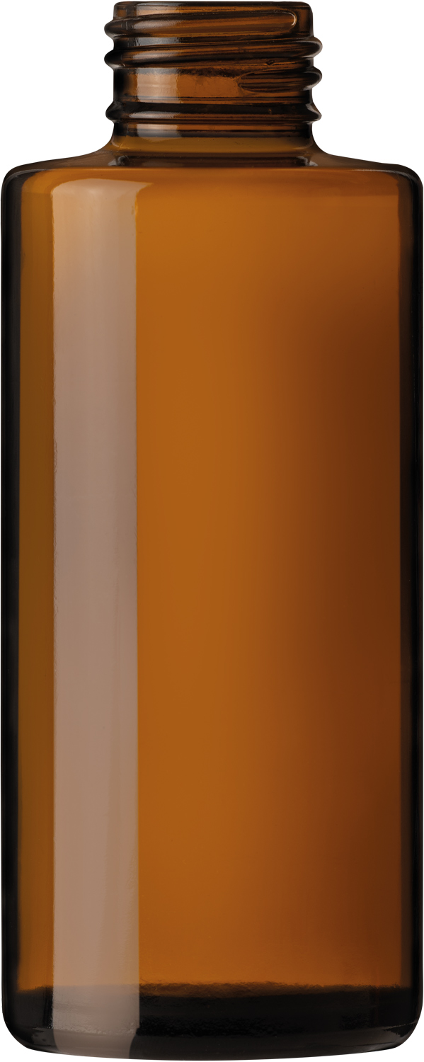 Flat shoulder bottle 100 ml (3.4 oz) - 69218 - Glass Packaging | Stoelzle